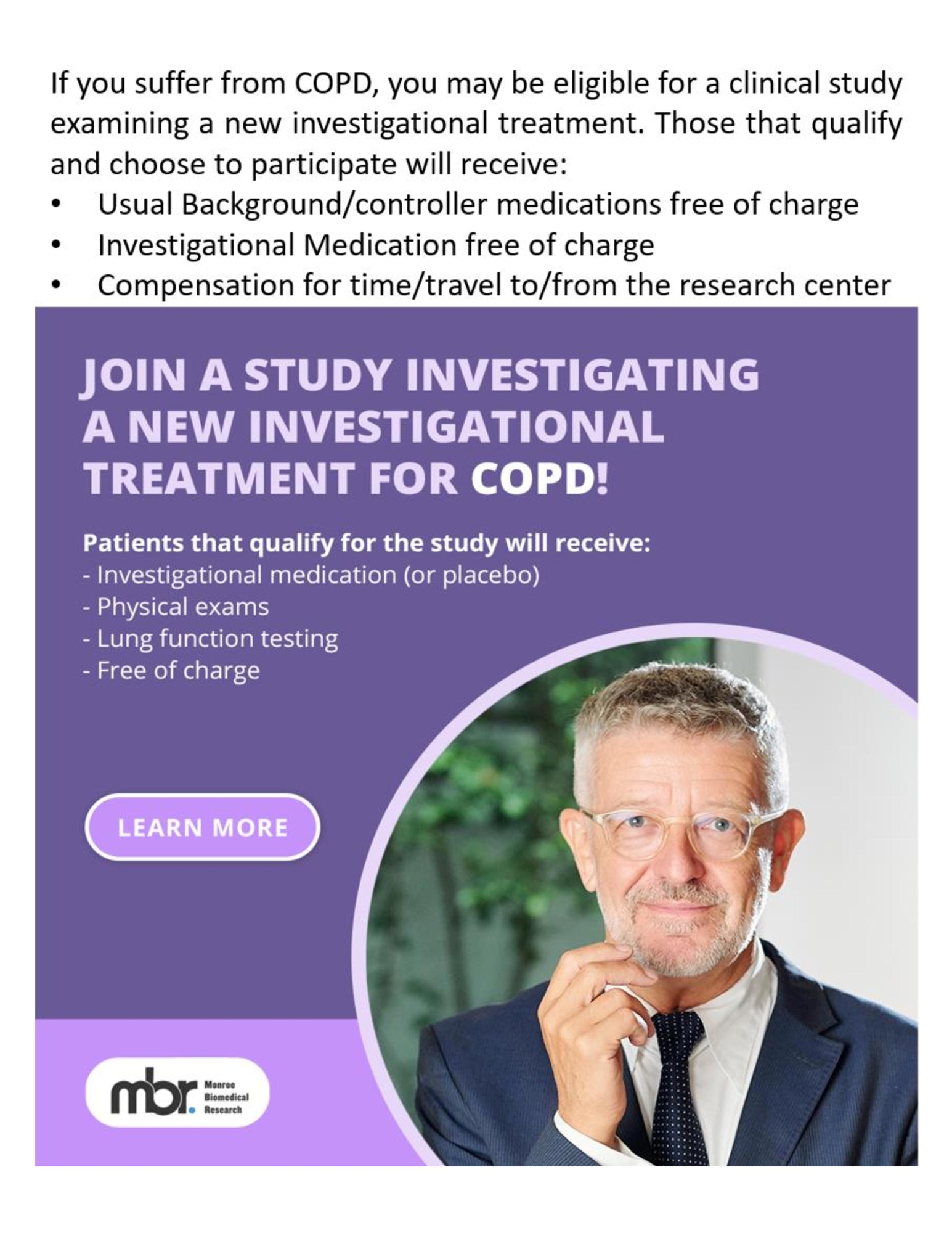 Chronic Obstructive Pulmonary Disease (COPD) Study Page