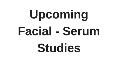 StudyKIK - UPCOMING FACIAL - SERUM STUDIES